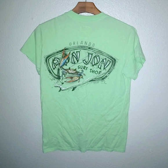 Ron Jon | Tops | Ron Jon S Surf Shop Orlando Green Fish Top | Poshmark